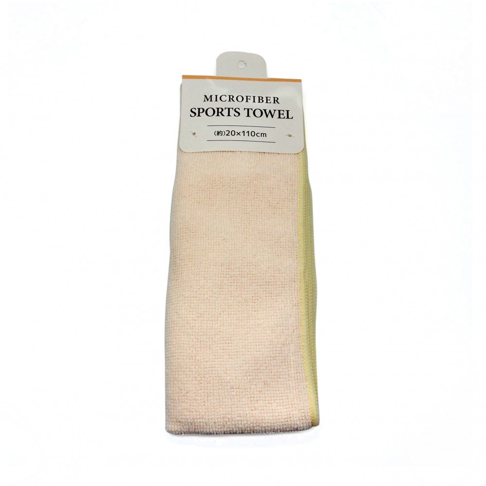 Microfiber Sports Towel Cream 20x110cm